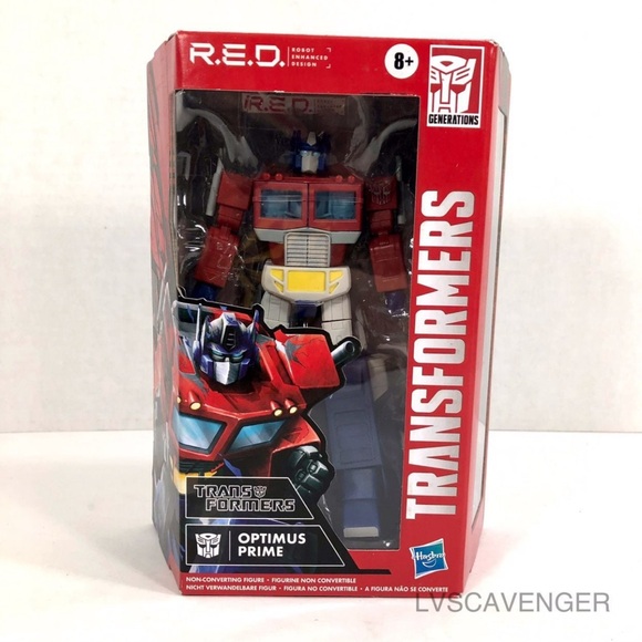 Hasbro | Toys | Transformers Hasbro Red Optimus Prime | Poshmark
